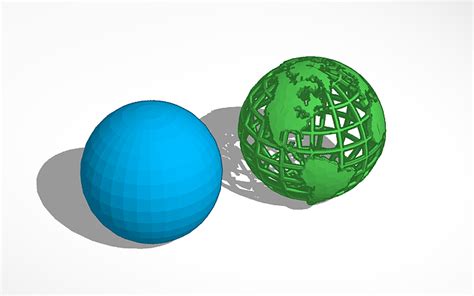3d Design Globe Tinkercad