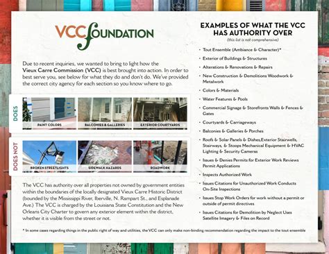 What Does The VCC Do VCC Foundation