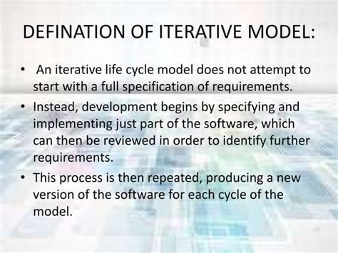 Iterative Enhancement Model Pptx Technology And Computing Iterative Enhancement Model Pptx Technology And Computing