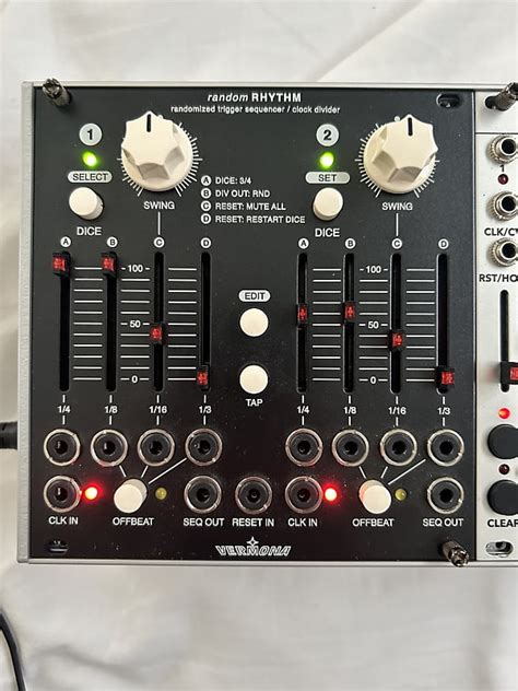 Vermona Randomrhythm Drum Sequencer Module Reverb