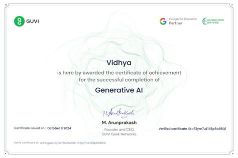 Vidhya Sivakumar On Linkedin It Was Very Interesting To Learn In Guvi