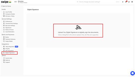 How To Add Digital Signature In Swipe On Web General Swipe