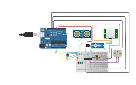 Circuit Design Home Automation System Tinkercad