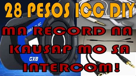 intercom camera connect diy record intercom audio to action camera youtube