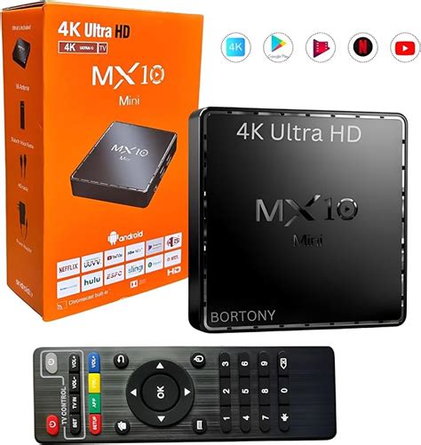 Mx10 Mini 4k Ultra Hd Android 125 Tv Box Support 24g 5g Double Wifi