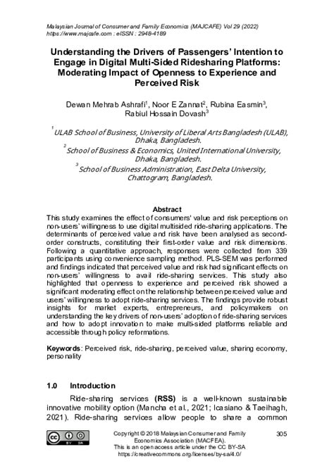 Pdf Understanding The Drivers Of Passengers Intention To Engage In