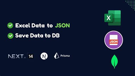 Nextjs Extract Excel Data To Json And Save To Mongodb Prisma Xlsx Youtube