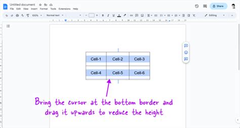 How To Make A Table Smaller In Google Docs