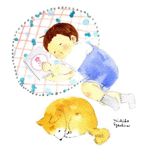 えがしらみちこ絵本作家 on Twitter 春眠暁をおぼえず