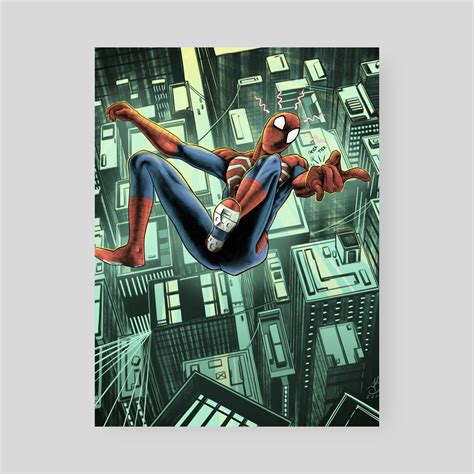 Spidey Is In Trouble An Art Print By Justin Schmandt Inprnt