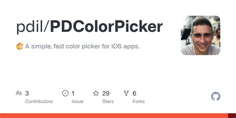 Github Pdil Pdcolorpicker A Simple Fast Color Picker For Ios Apps