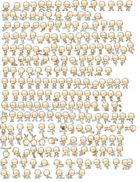 9 Shimeji Character Bases Ideas Chibi Sketch Character Base Chibi