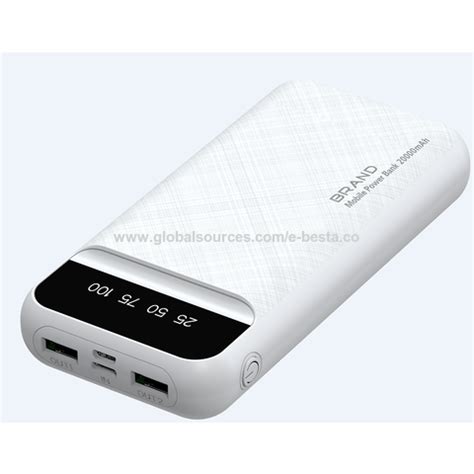 Mah Small Size Mini Power Bank Oem Lithium Mobile Battery Charging Case Custom Logo Type C