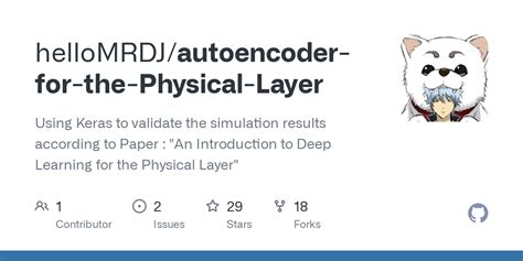 Autoencoder For The Physical Layersisoautoencoder22picpy At Master