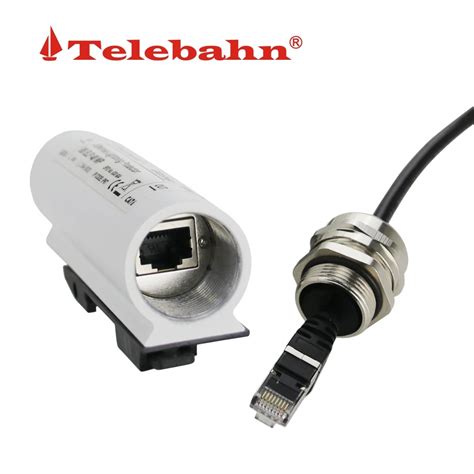Waterproof Ip67 Outdoor Ethernet 10 100 1000mbps Poe Spd 5v 48v Cat6 With Rj45 Network Gigabit