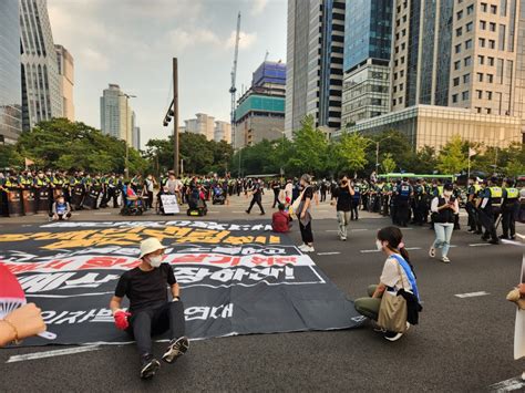 2023년 장애인권리예산 권리입법 쟁취 전국집중결의대회 활동터 순천팔마장애인자립생활센터