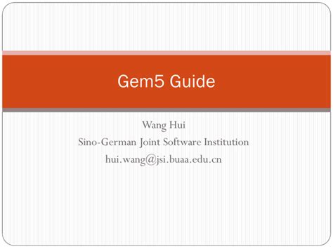 Gem5 Simulator Guide Architecture And Execution Modes