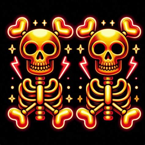 Illustration Of Skeleton Shaped Candy For Halloween Premium Ai Generated Image