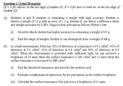 Solved Question Otal Marks X For Odd No In The Chegg Com