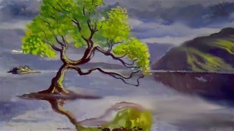 Рисование пейзажей Как нарисовать пейзаж поэтапно гуашью Youtube