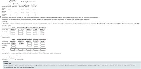 Solved The Company Has Decided To Use The Sequential Method