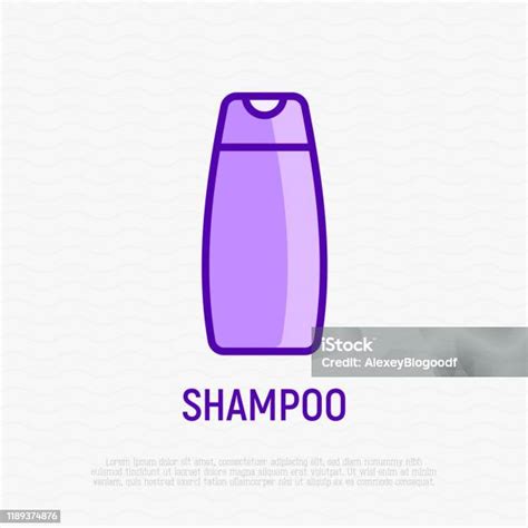 샴푸 얇은 선 아이콘입니다 간단한 포장 뷰티 숍에 대한 현대 벡터 일러스트레이션 날씬한에 대한 스톡 벡터 아트 및 기타 이미지 날씬한 러시아 모발 관리 Istock