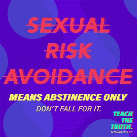 Teach The Truth A Tfn Campaign For Accurate Sex Ed