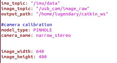 项目实战自备相机 IMU跑通Vins Mono记录 Lugendary 博客园