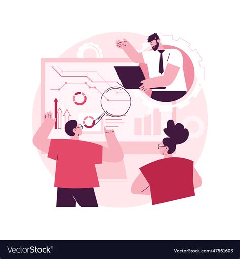 Analytics And Data Science Abstract Concept Vector Image