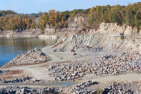 granite quarry stock image image of quarry machine 45456103