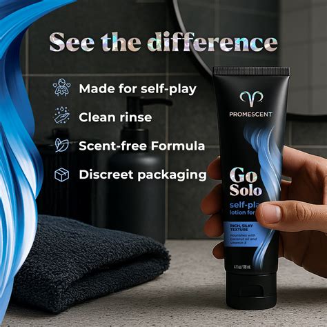 Promescent Go Solo Male Masturbation Cream Male Personal Lotion
