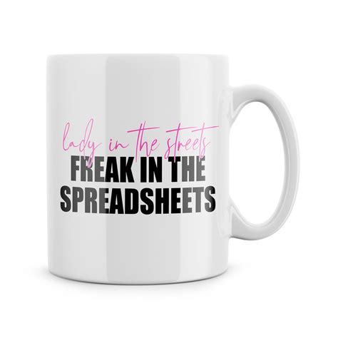Funny Work Mugs Colleague Office Joke Ts Lady In The Streets Freak