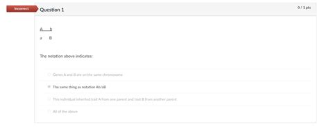 Solved Incorrect Pts Question B A B The Notation Chegg