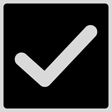 Checkbox Icon Vector Apply Black Background Vector Vector Apply Black Background PNG And