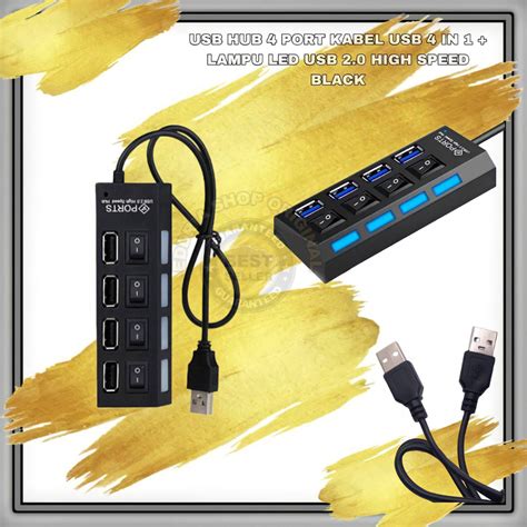 Jual Saklar Usb Hub In Usb Hub Port Lampu Led Original Baru Shopee Indonesia