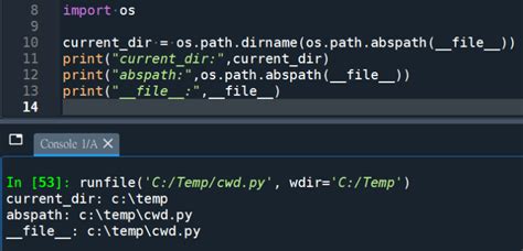 Python 如何獲取當前的工作目錄 os getcwd os path dirname os path abspath