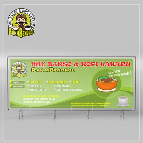 Contoh Banner Kedai Makanan Dan Minuman Contoh Banner Toko Makanan