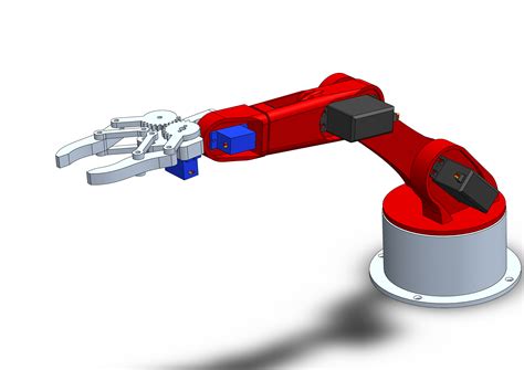 伺服电机 机械臂solidworks 2020模型图纸下载 懒石网