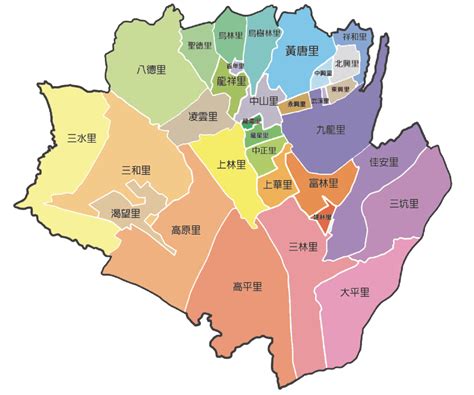 桃園市龍潭區戶政事務所 行政區域