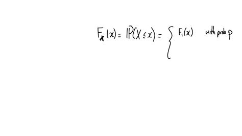 Solved Let X1 And X2 Be Random Variables With Cdfs F1x And F2x
