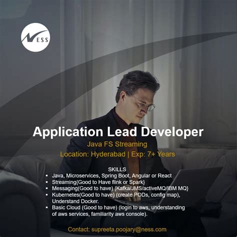 Ness Digital Engineering India On Linkedin Applicationleaddeveloper