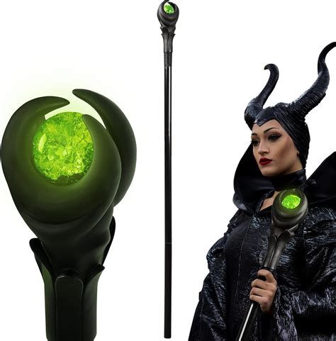 Flylife 51inch Deluxe Maleficent Staff With Green Light Orb