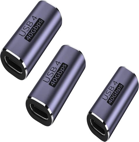 Amazon Com RUIZHI USB C Female To Female Adapter Pack PD W USB Gen Double Dual