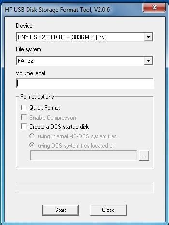 MS DOS Bootable Flash Drive Create Tutorials