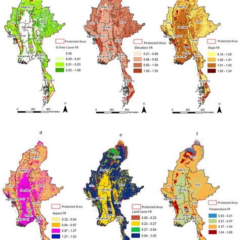 A Map Showing The Protected Areas In Myanmar With Boundaries In Dark Download Scientific
