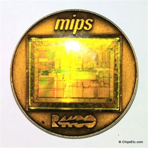 MIPS Technologies MIPS Computers Vintage Computer Chip Collectibles Memorabilia Jewelry