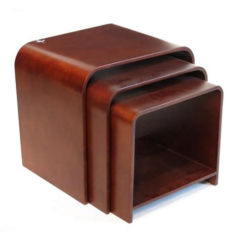 Set Of Three Levenger Modernist Nesting Tables Lot 225 Saturday Estate Auctionmay 2 2015 10