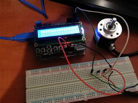 Problem Using Encoder With Lcd Shield Displays Arduino Forum