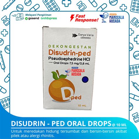 Jual Disudrin Ped Oral Drops 10 Ml Kota Palembang Apotek Manggala