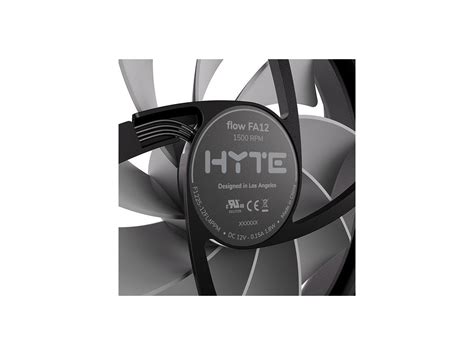 Hyte Flow Fa12 Triple Fan Pack 120mm High Performance Pwm Case Fan 1500rpm 4 Pin White